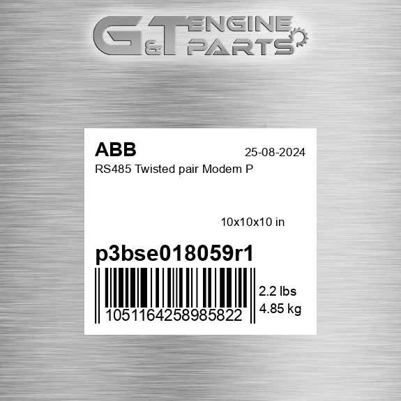 P3BSE018059R1 RS485 TWISTED PAIR MODEM P fits ABB (New OEM) - Walmart.com