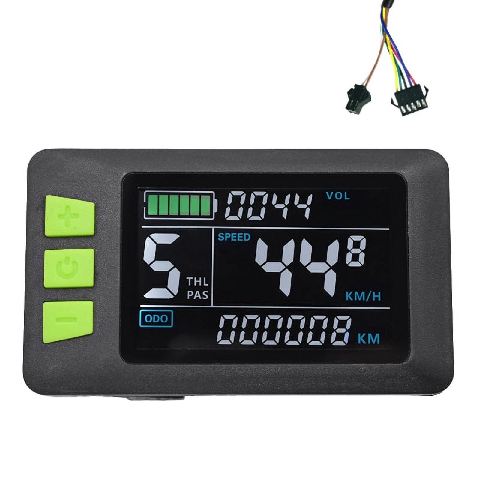 P3C LCD Display Dashboard Colorful Screen 24V 36V 48V 60V Electric Bike ...