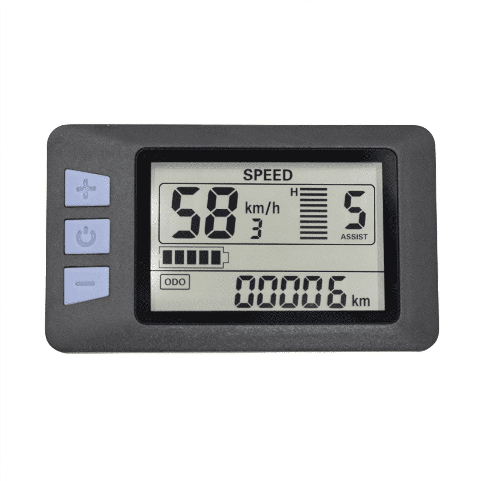 P3H LCD Display Meter Dashboard 24V 36V 48V 60V Electric Bike Panel for Scooter(5PIN) - Walmart.com