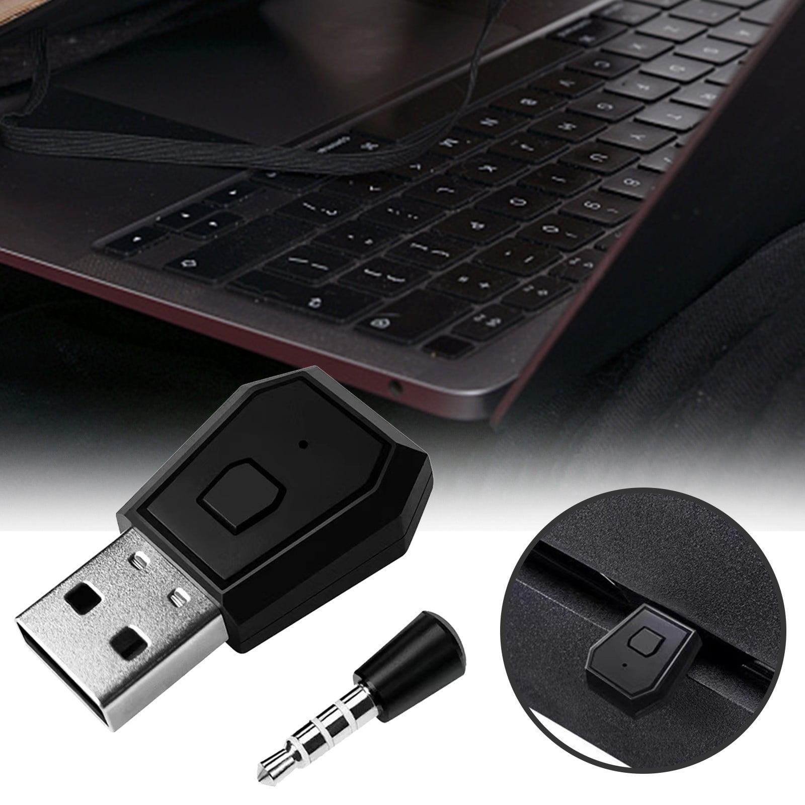 P4 Bluetooth Audio P4 Receiver Gamepad 4.0 Bluetooth Headset Adapter ...