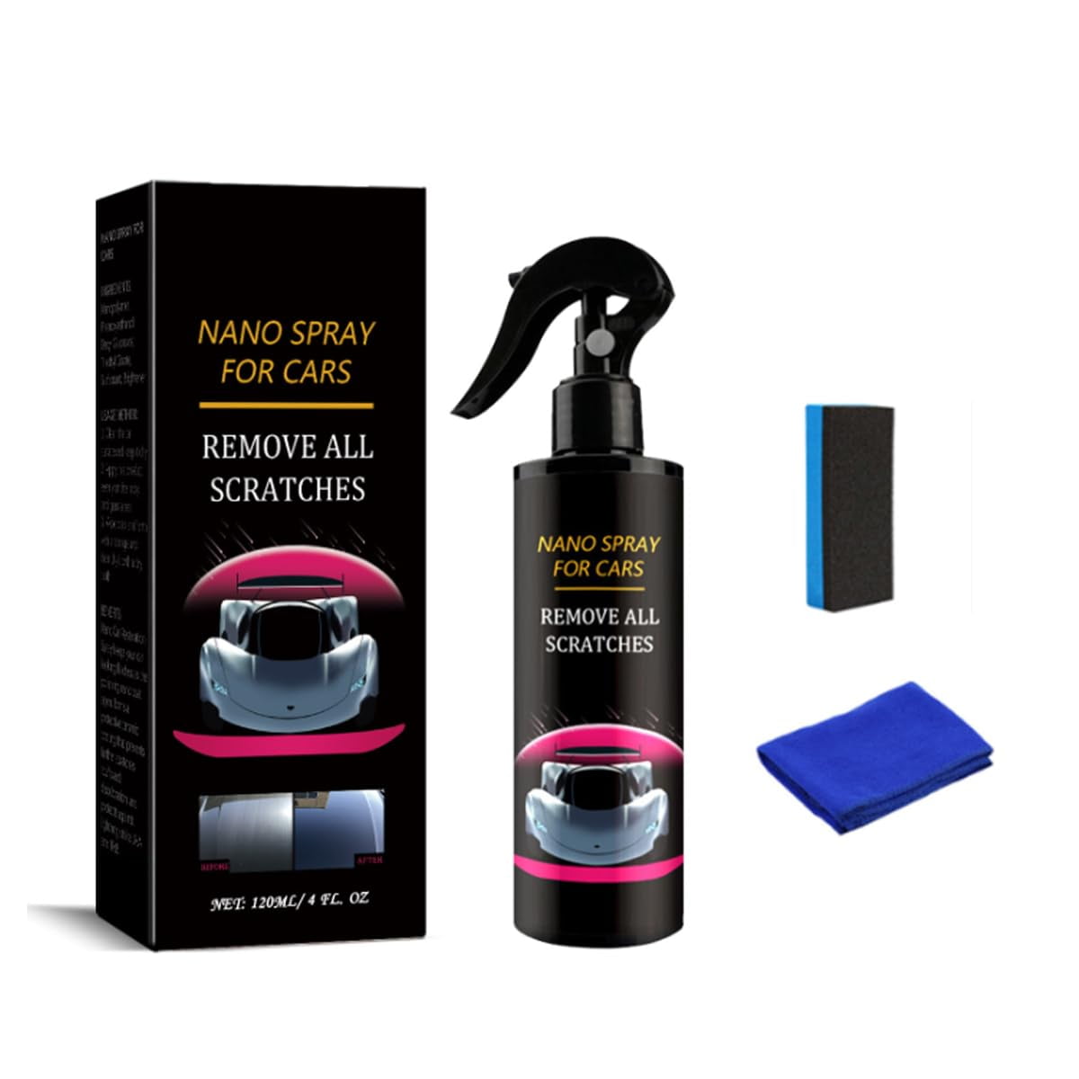 P40 Car Scratch Quick Repair Nano Spray, 2025 New Nano Car Scratch ...
