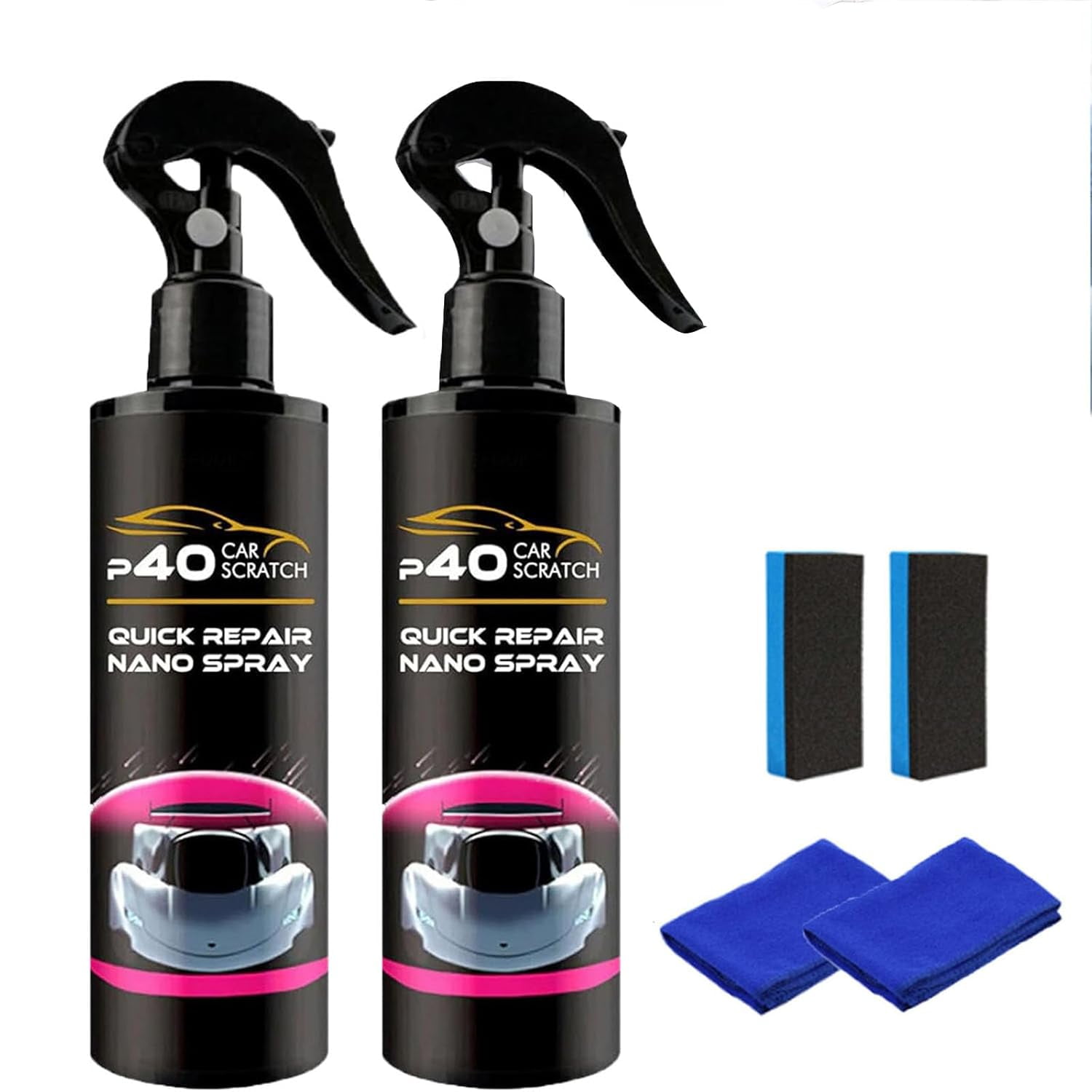 P40 Car Scratch Quick Repair Nano Spray – Instant Invisible Scratch ...