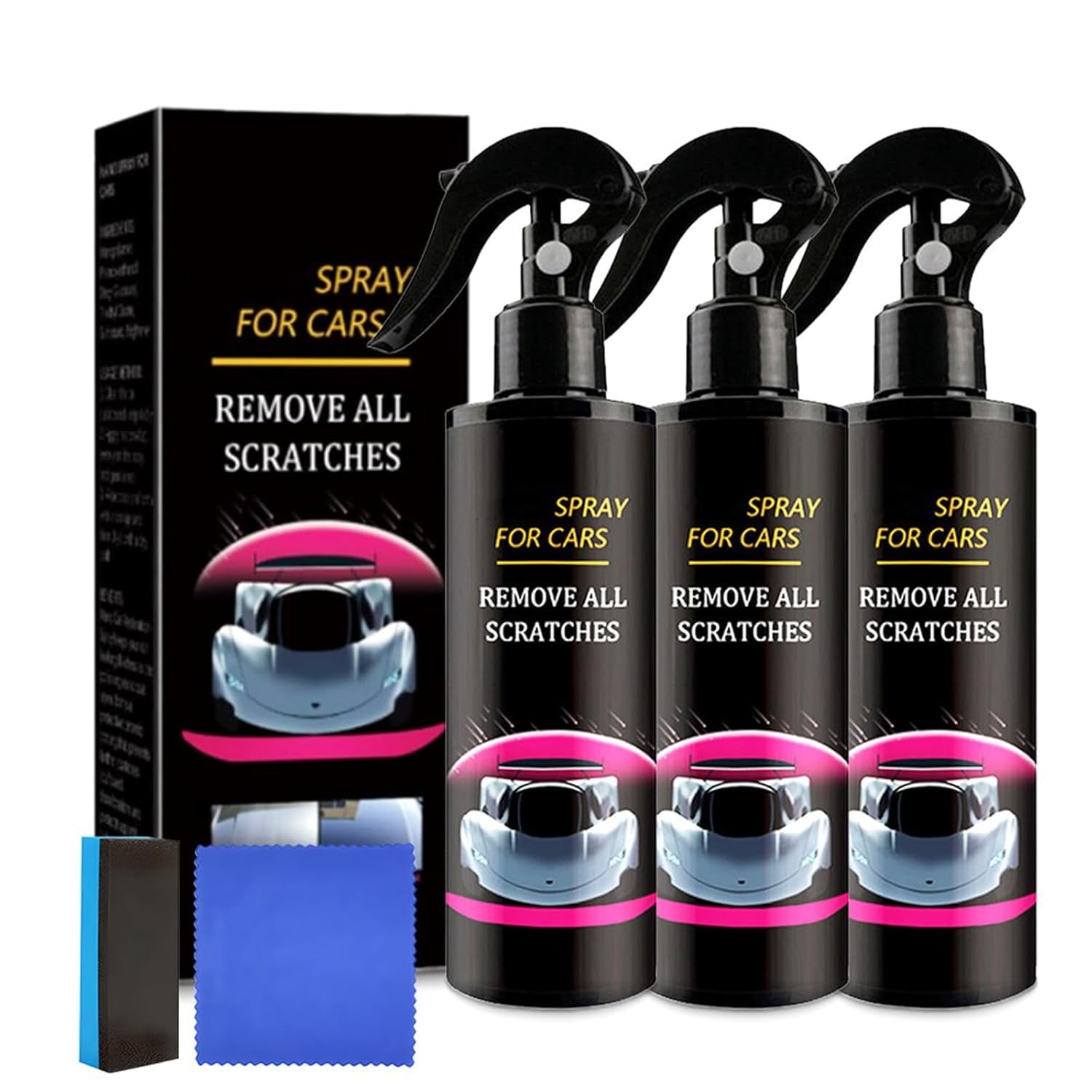 P40 Car Scratch Quick Repair Spray, 2025 New Car Scratch Remover ...