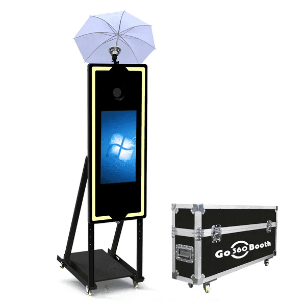 45“ Magical Mirror Photo Booth With 22'' Touch Screen Display Selfie ...