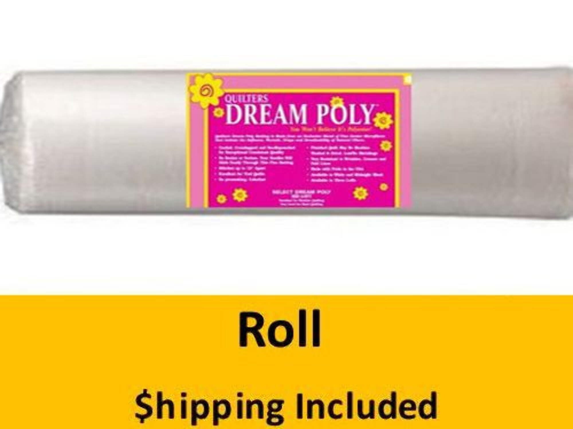 P4KR Dream Poly Select Batting (Roll, King 120 in x 25 yds) shipping ...