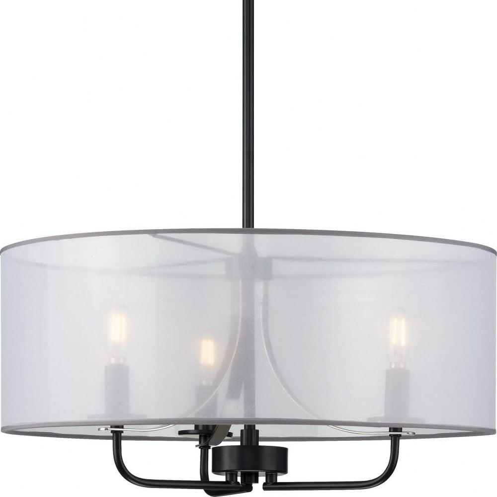 P500243-031-Progress Lighting-Riley - Pendants Light - 3 Light - Drum ...