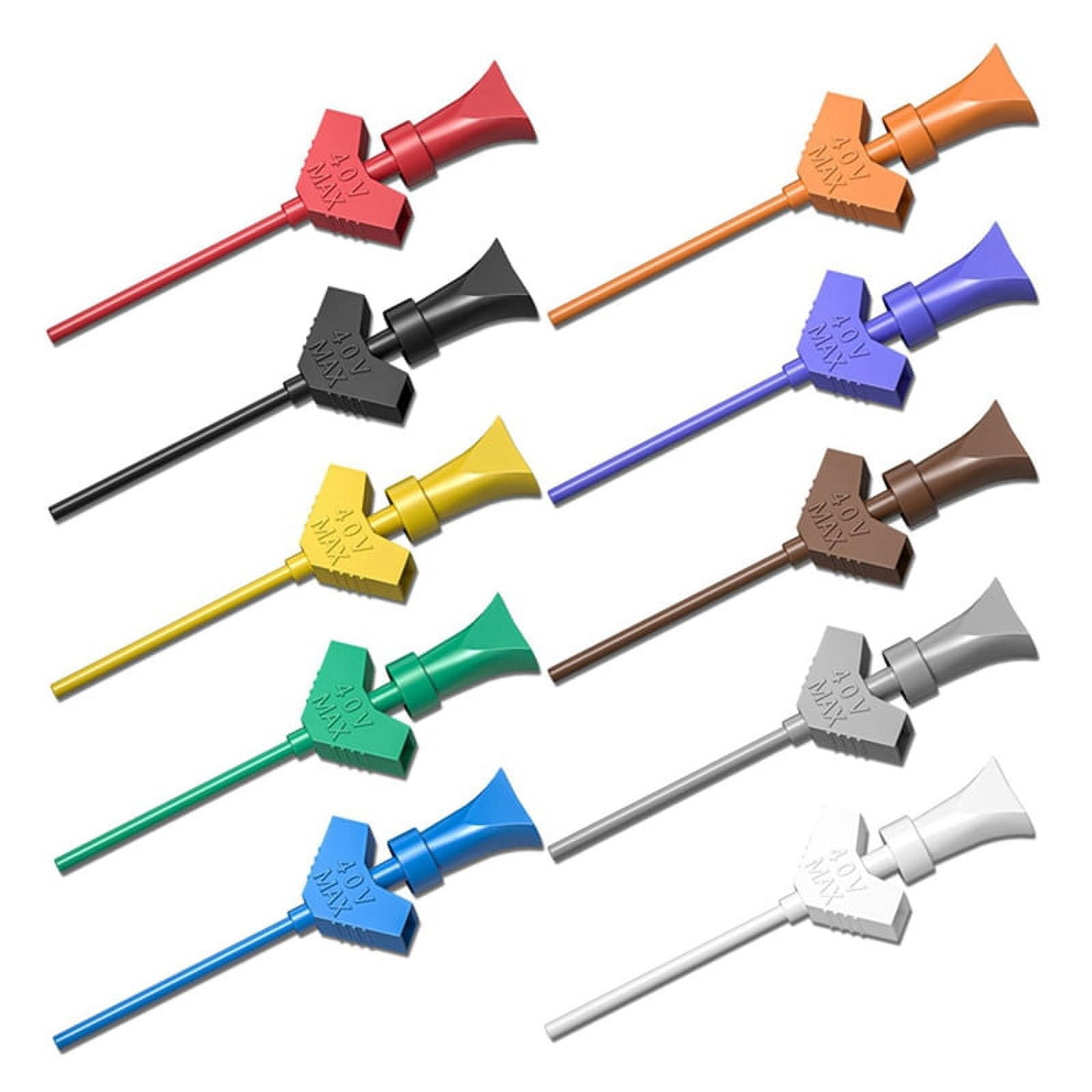 P5003 10Pcs SMD IC Test Hook Clip Mini Grabbers for Jumper Wire DIY ...