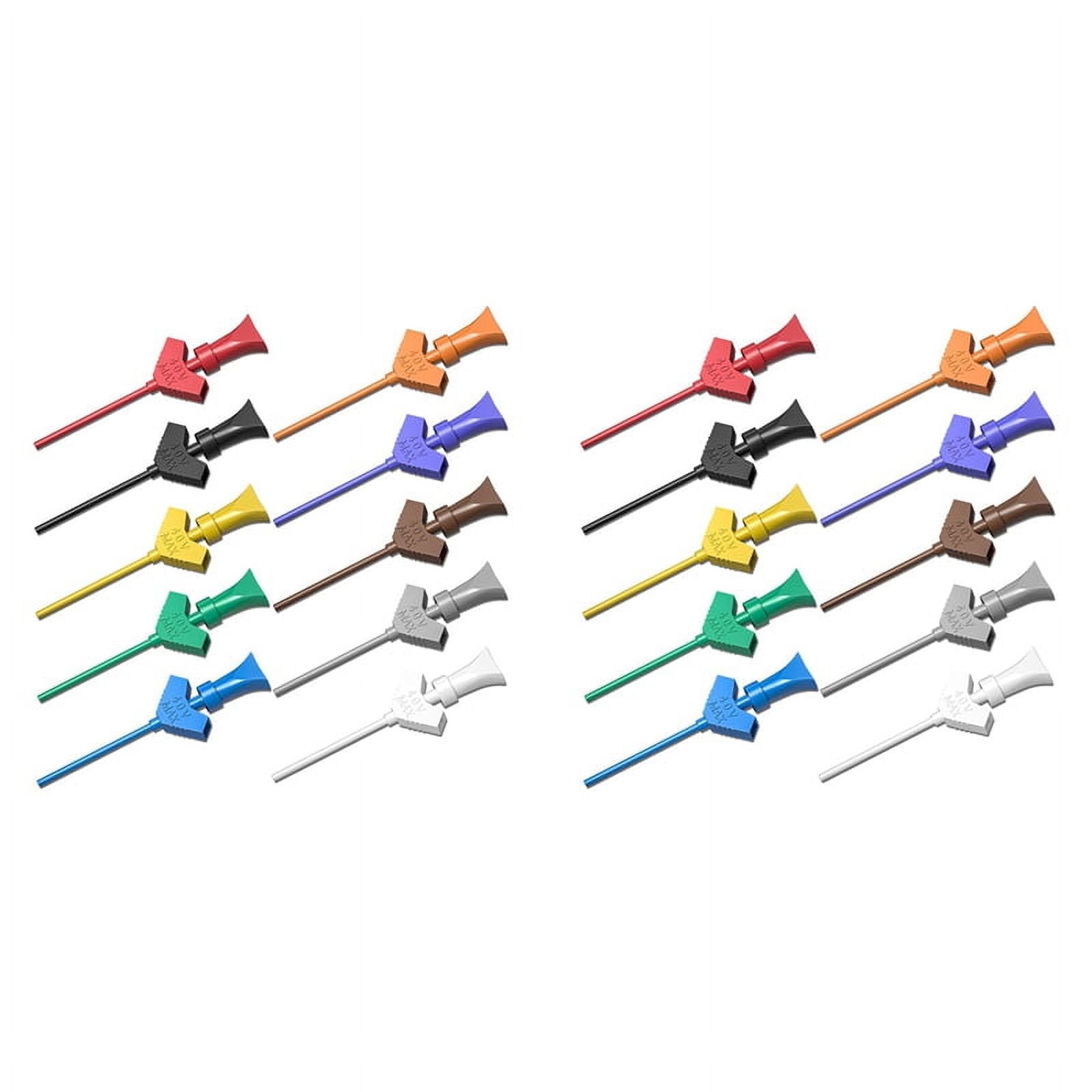 P5003 20Pcs SMD IC Test Hook Clip Mini Grabbers for Jumper Wire DIY ...