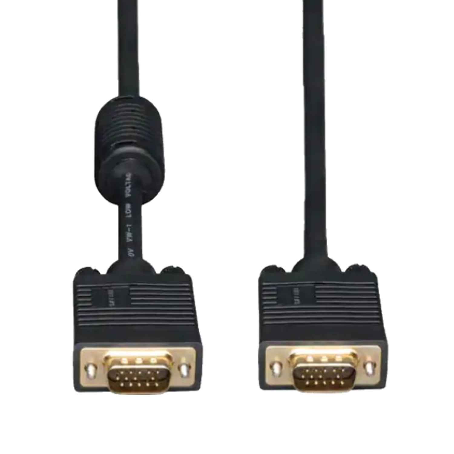 P502-025 D-Sub Cable Assembly HD15 Black, Individual (Round) 25.00' (7 ...