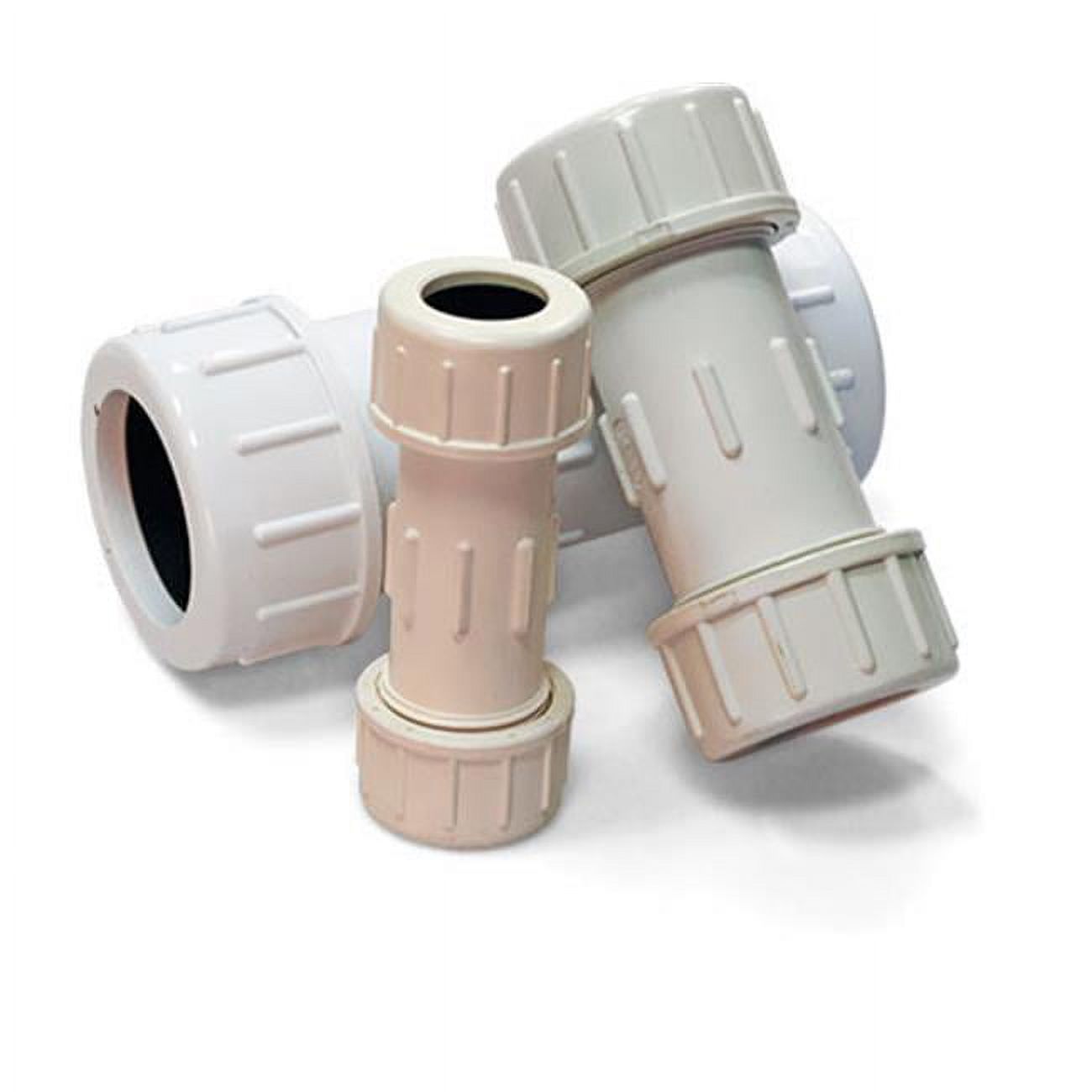 P600U 6 6 in. PVC Compression Coupling - Schedule 40 - Walmart.com