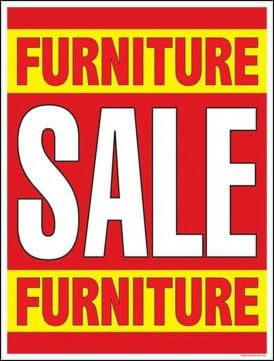 P70FUR Furniture Sale Window Sale Sign Posters Retail Business Store ...