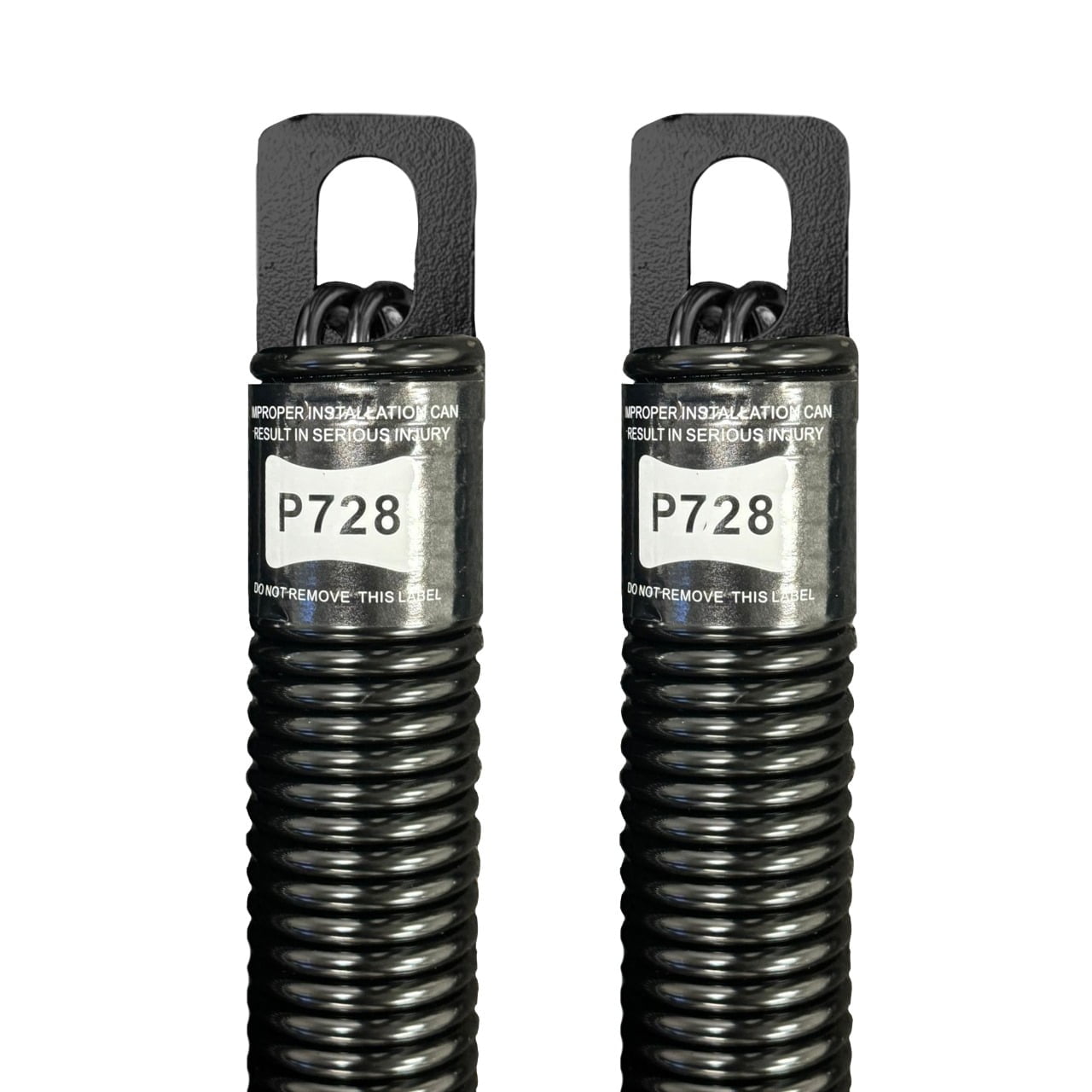 (P728) 28 in. Plug-End Extension Springs (0.177 in. No. 7 Wire) Springs ...