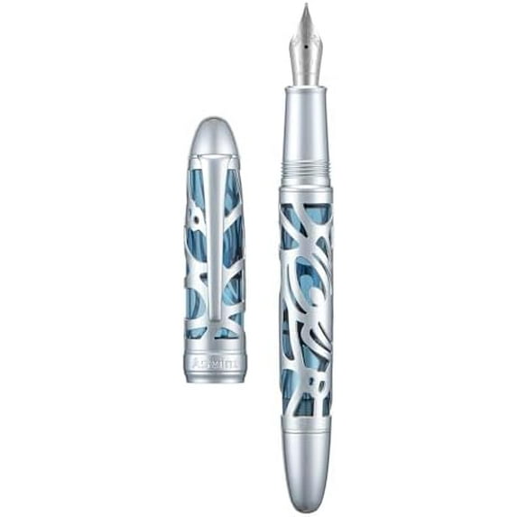P80 Piston Filling Fountain Pen Bock Medium Nib, Spider Skeleton ...