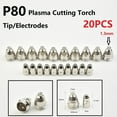 P80 Plasma Cutter Torch Nozzle Electrode Tips 60A 80A 100A Consumables ...