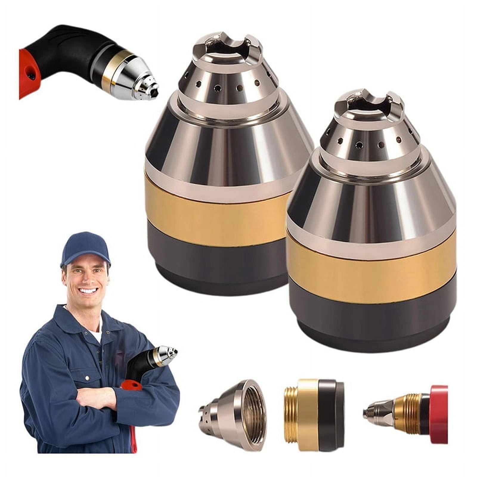P80 Plasma Cutting Nozzle Protective Cover, Plasma Cutter Tips ...