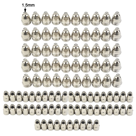 P80 Plasma Electrode Tip Nozzle Cutter Torch Set 100Pcs For Cut 70 Cut ...