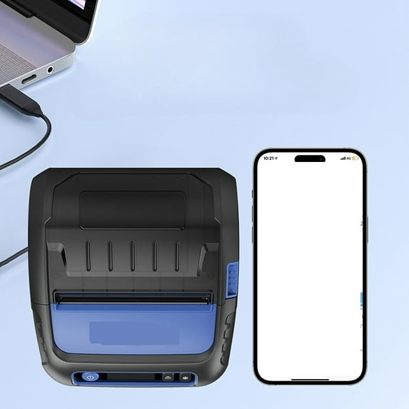 P80F Handheld Portable 2 In1 Receipt Labels Printer 80mm Bluetooth ...