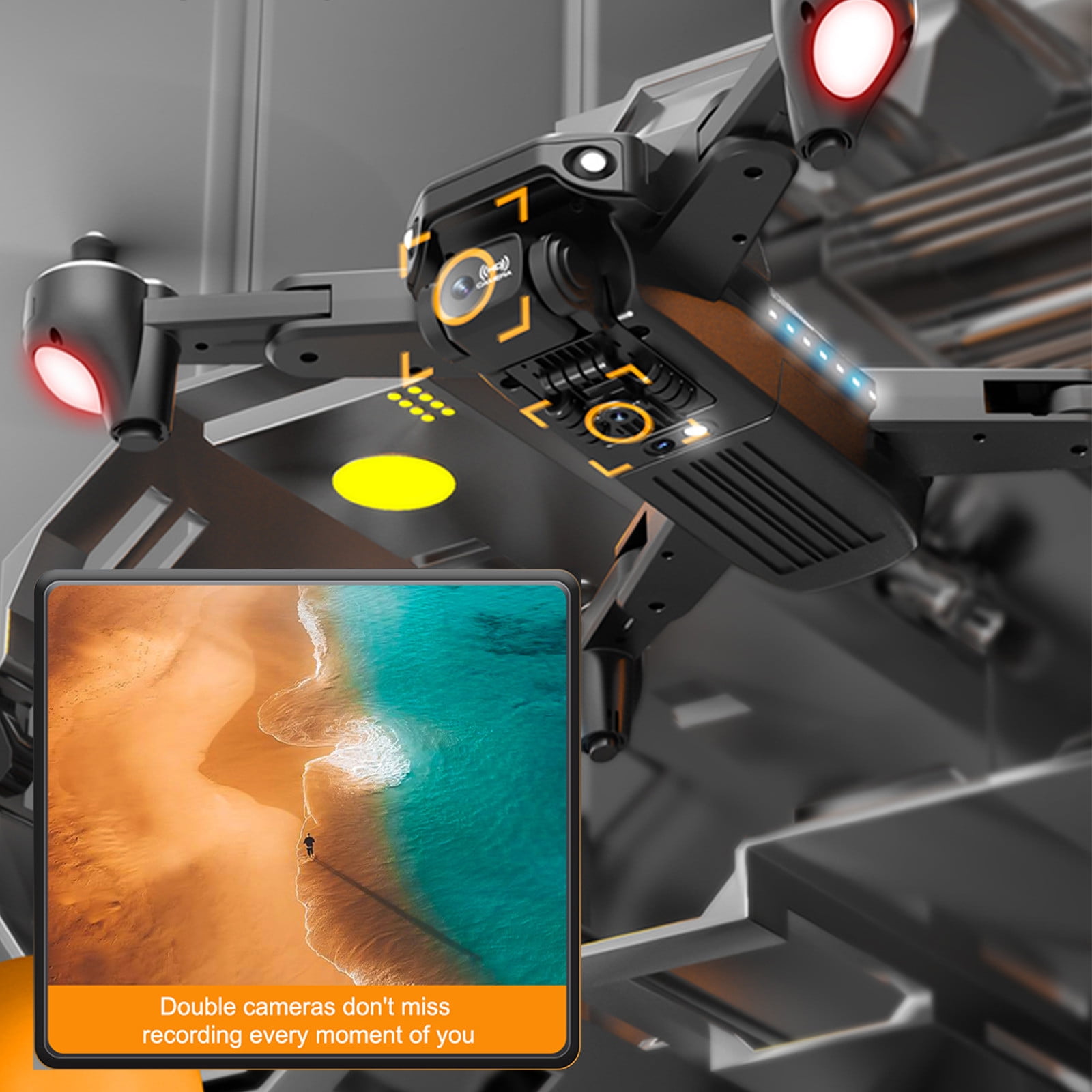 P9 PRO-border New Product 360° Obstacle Avoidance Positioning Folding ...