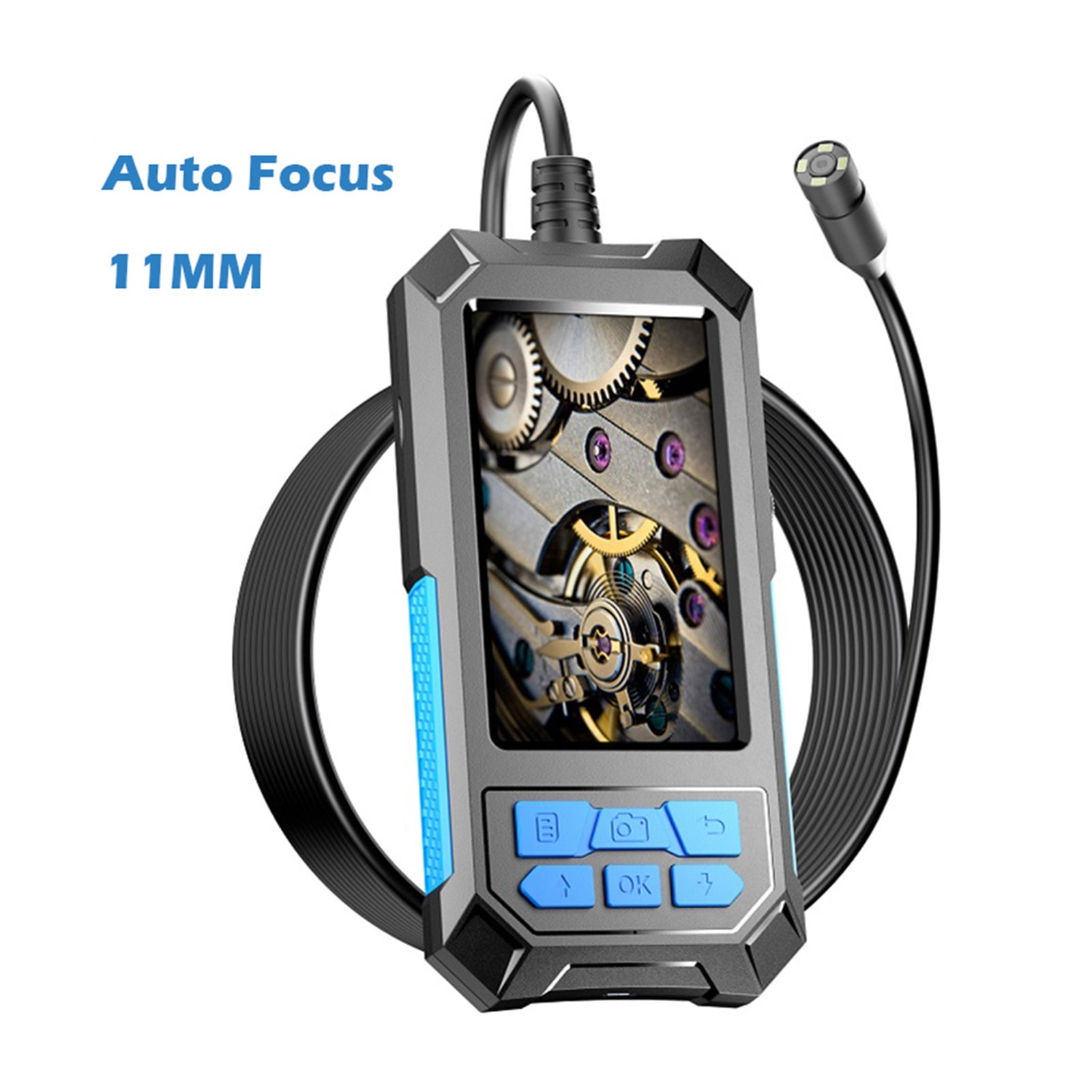 P90 Auto Focus Endoscope 4.5 Inch IPS Screen Borescope with Display HD1944P 5.0MP Auto Focus ...