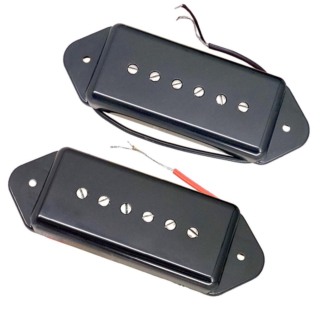 P90 Guitar Pickups Neck&Bridge Black, as described - Walmart.com