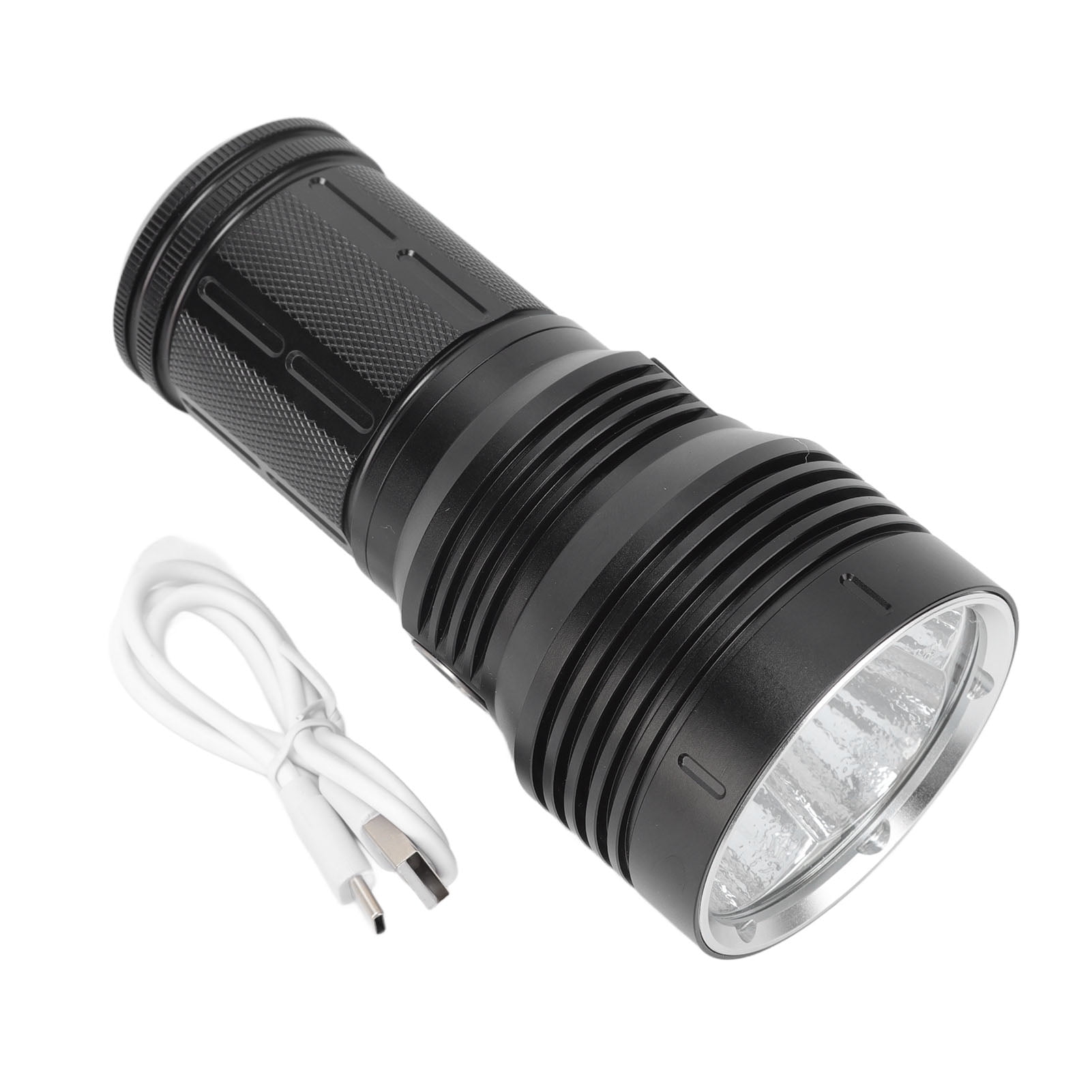 P90 LED Flashlight 12000LM Waterproof 6 Light Modes 120W Bright Torch ...