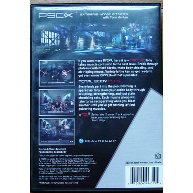 Pre-Owned P90X+ TOTAL BODY PLUS with Tony Horton by Beachbody - Walmart.com