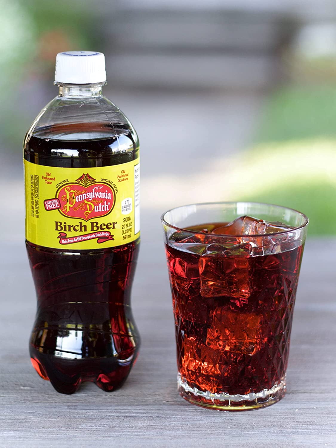 PA Dutch Birch Beer, A Dark, Old-Fashioned Favorite Amish Drink, 20 Oz ...