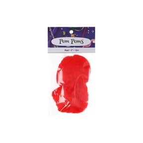 Red Pom Poms for Crafts