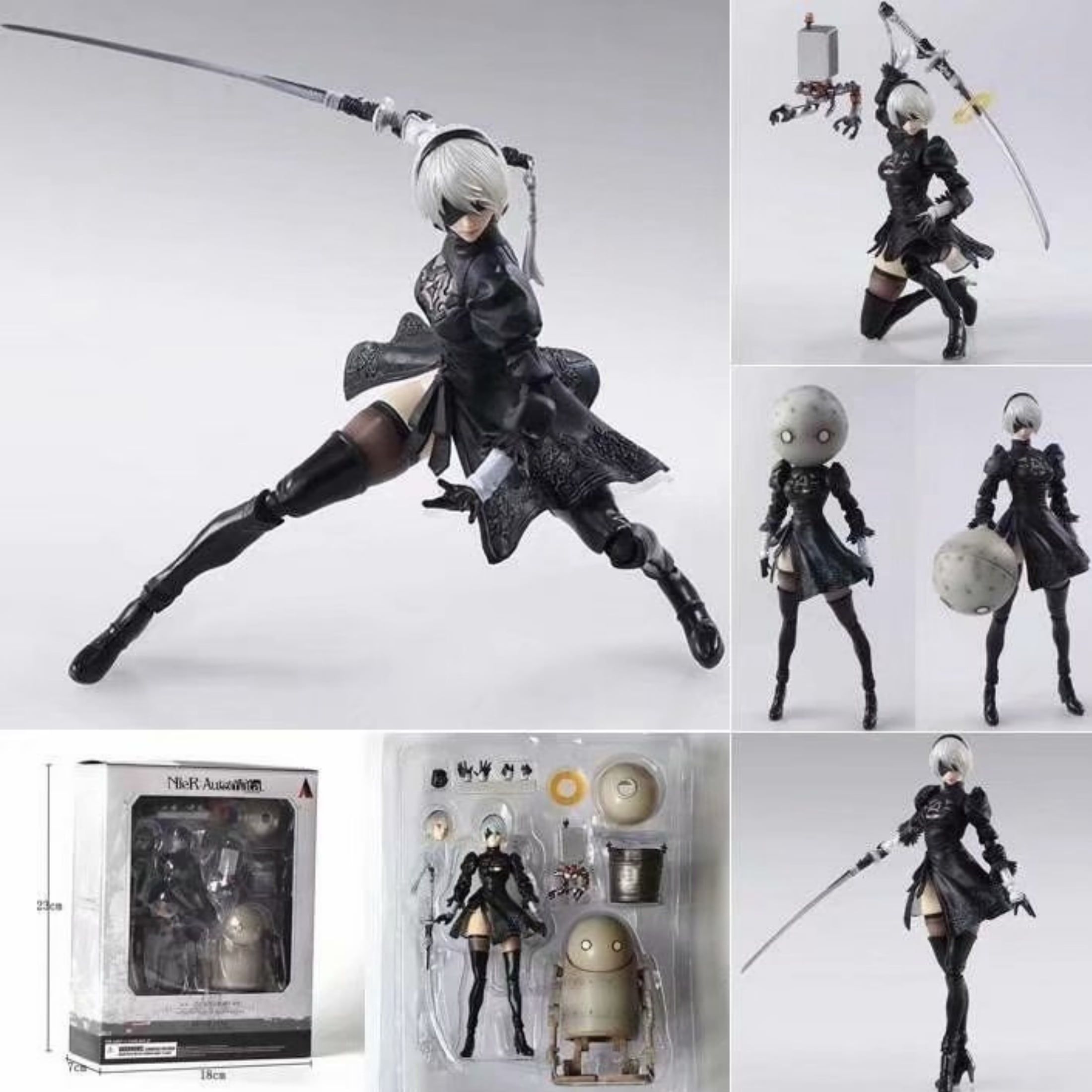 PA NieR: Automata YoRHa No.2 Type B (2B) 1/7 Scale Articulated Android ...