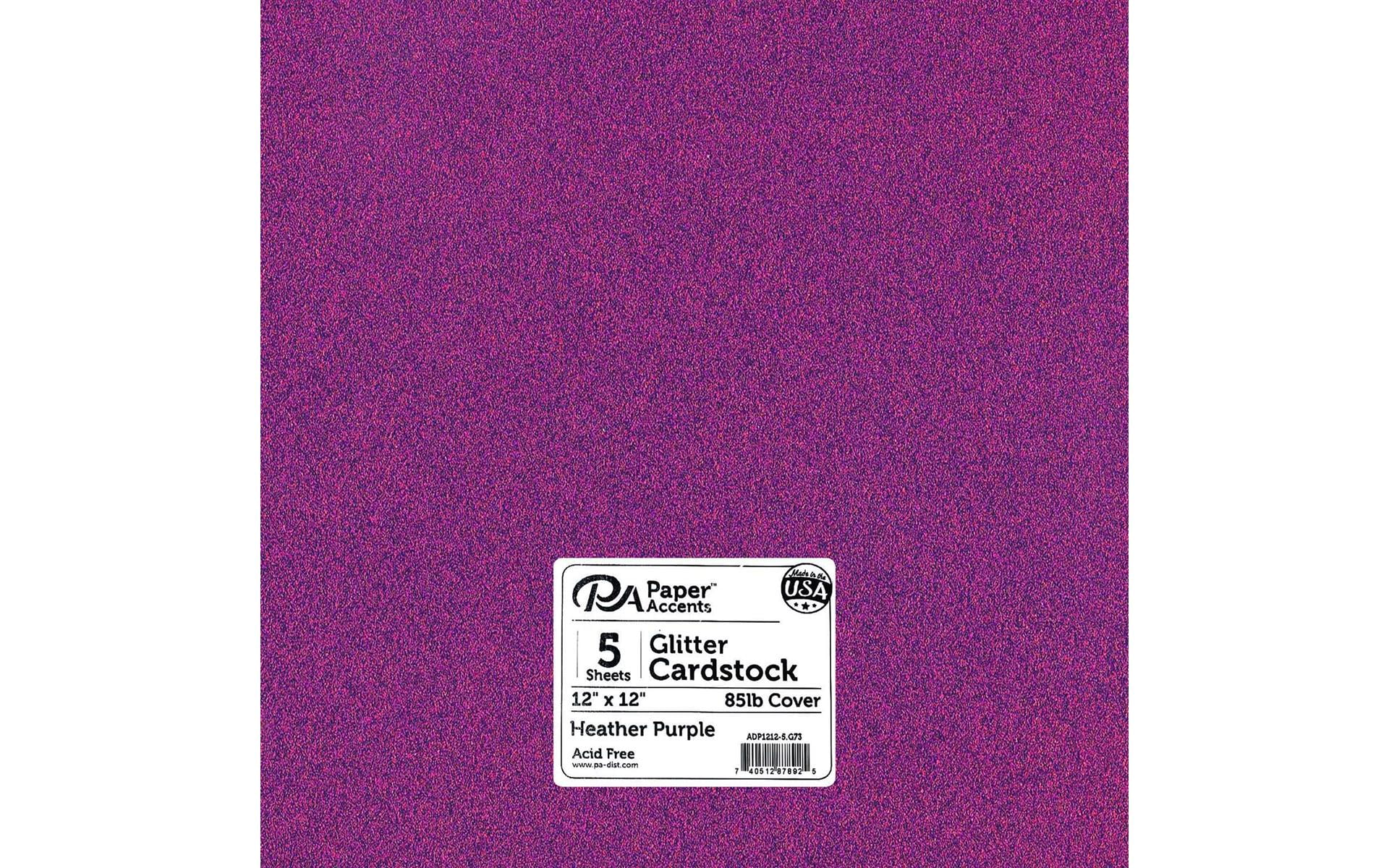 PA Paper Accents Glitter Cardstock 12" x 12" Champagne, 85lb colored ...