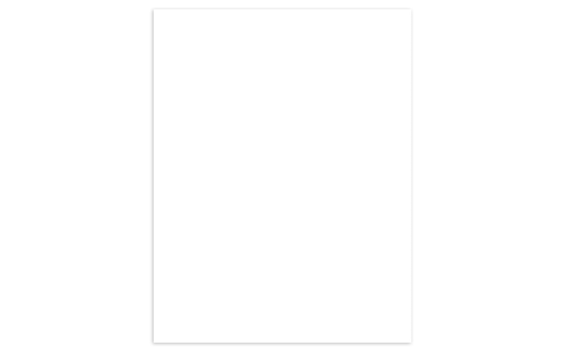 PA Paper Accents Smooth Cardstock 8.5" x 11" White, 100lb colored ...