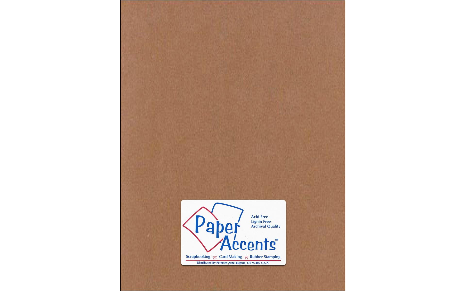 PA Paper Accents Textured Cardstock 8.5” x 11” Clove, 80lb colored ...