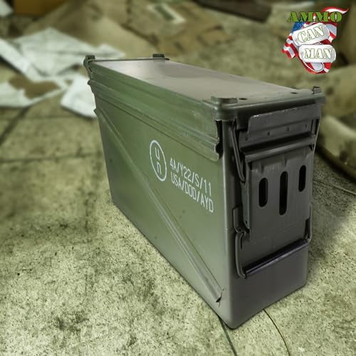 PA120 40mm Ammo Can Holder Box (Matte Olive Drab) Grade 1 - Waterproof ...