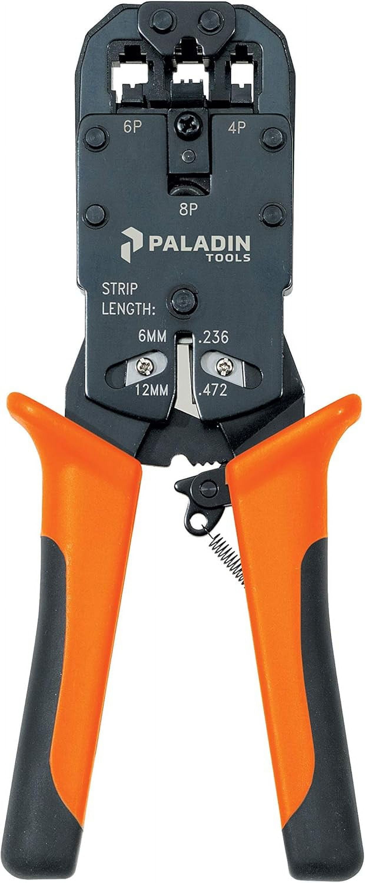 PA1530R PRO MOD Data & Phone Crimper | POE Ethernet RJ11 RJ45 RJ22 ...