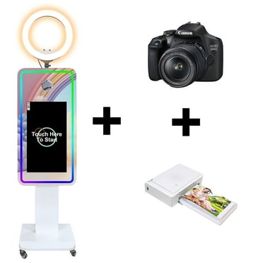 21.5''Portable Mirror Photo Booth Camera Magic Selfie Machine with ...
