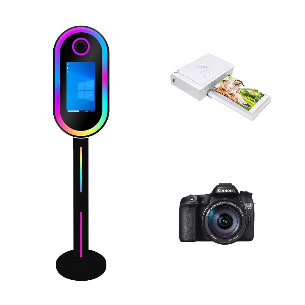 PAAFNN Mirror Photobooth 15.6in LCD Touch Screen Selfie Machine with ...