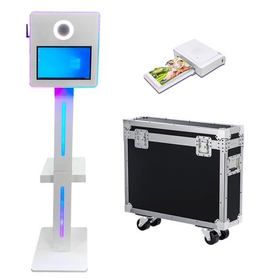 PAAFNN Mirror Selfie Photo Booth 15.6inch Touch Screen Remote Control ...