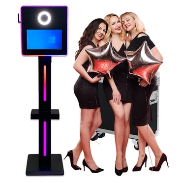 LivFiv Selfie Photobooth Machine 15.6in LCD Touch Screen with Ring ...