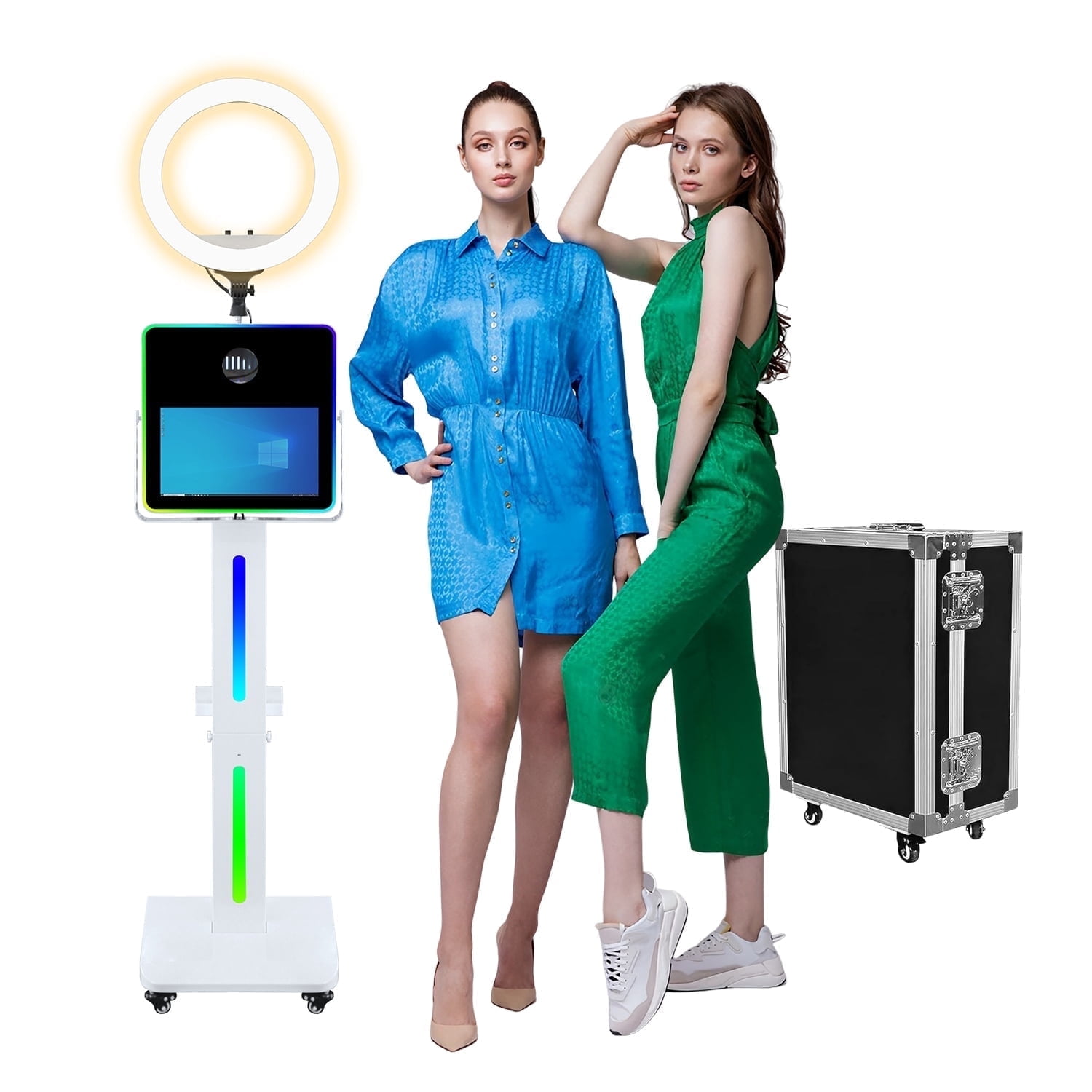 PAAFNN Party Event Wedding 15.6inch Touch Screen Mirror Photobooth ...