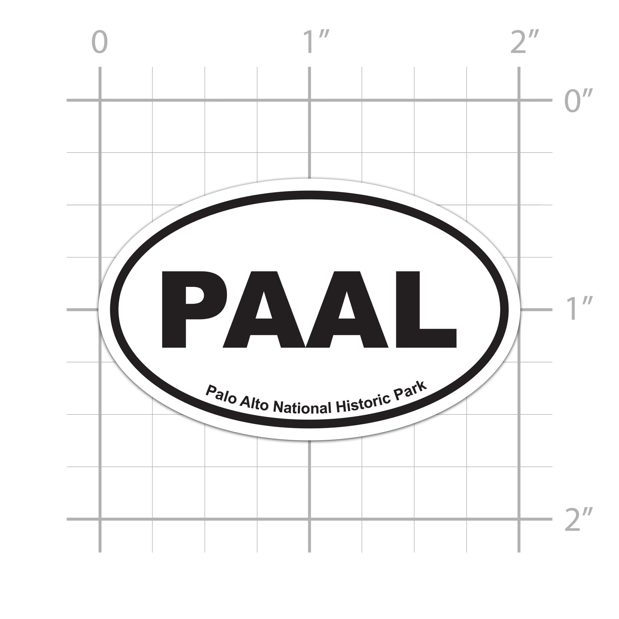 PAAL Palo Alto National Historic Park Sticker for water bottle phone ...