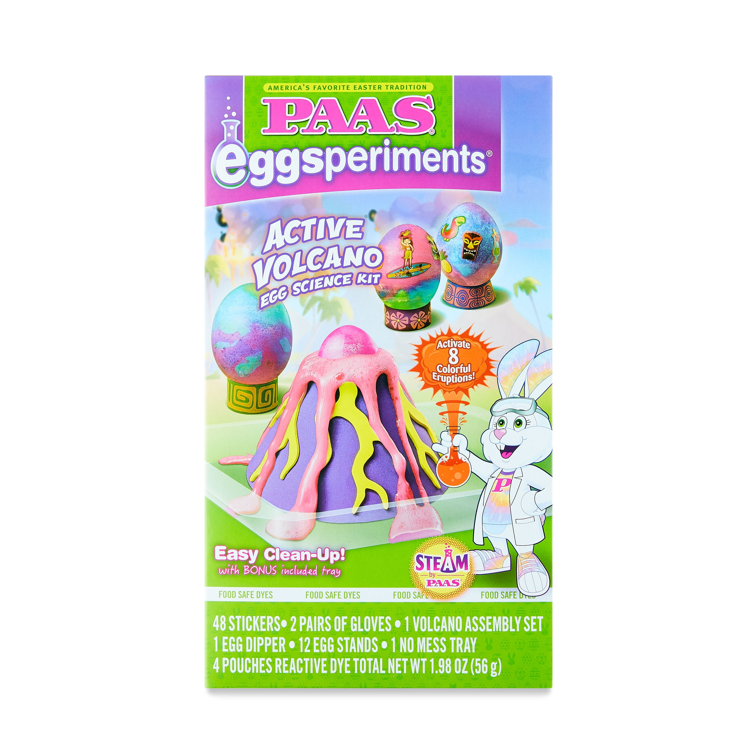 PAAS Easter Egg Decorating and Dye Kit , Active Volcano, 1 Kit ...