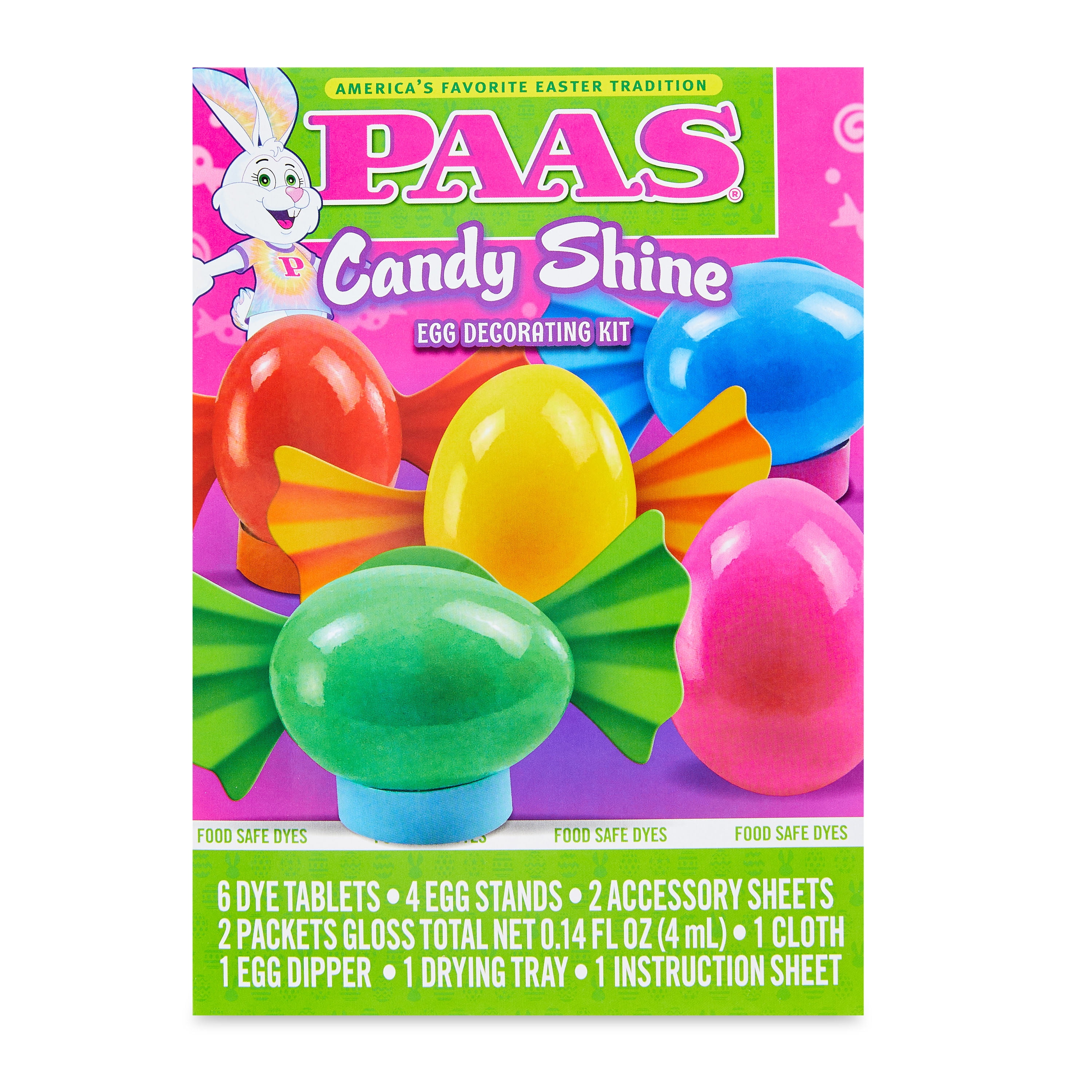 PAAS Easter Egg Decorating Kit, Candy Shine Theme, Multicolor ...