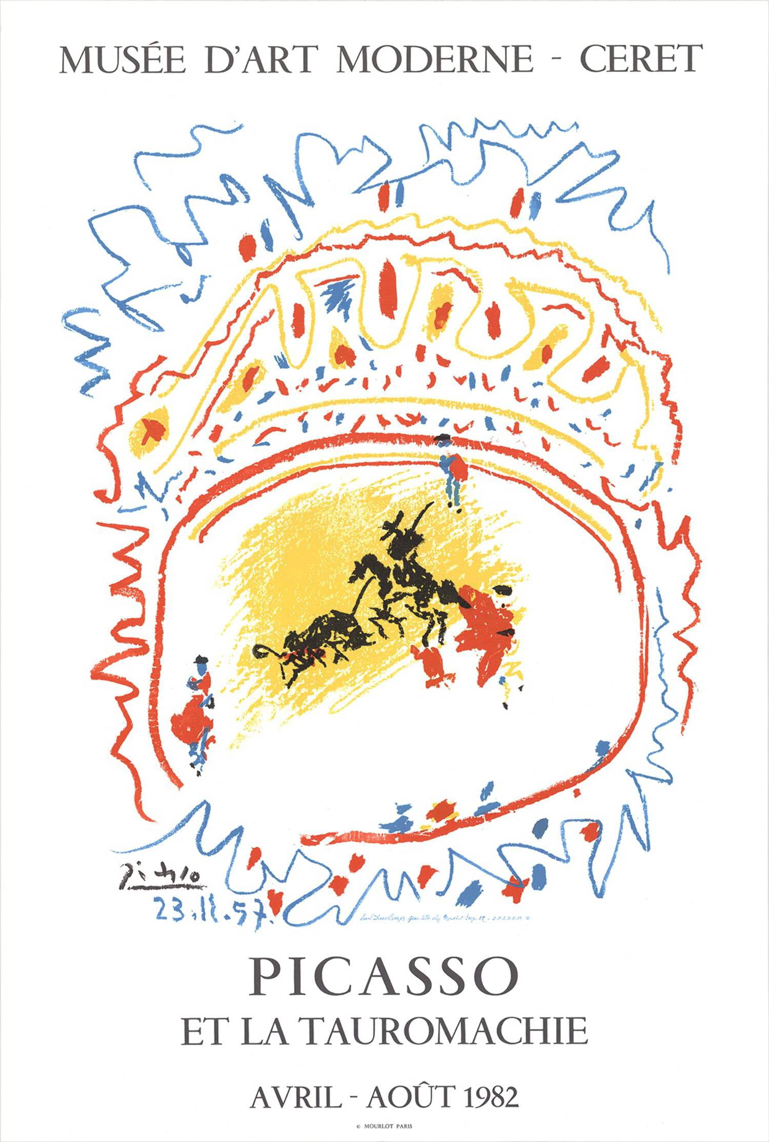 PABLO PICASSO Tauromachie, 1982 - Walmart.com