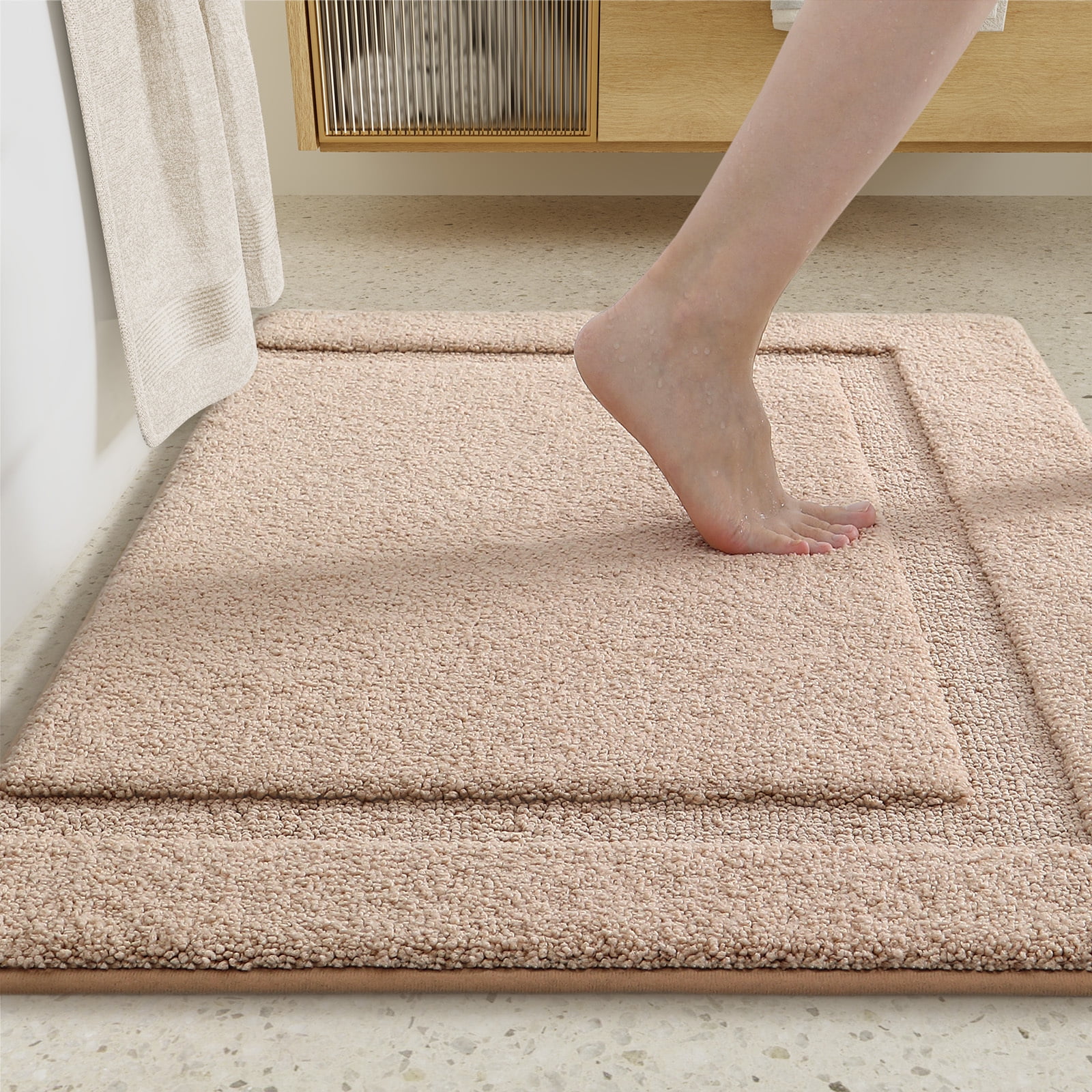 Customer reviews for PABUBE Bathroom Rug and Mat,Non-Slip Bathroom Mat ...