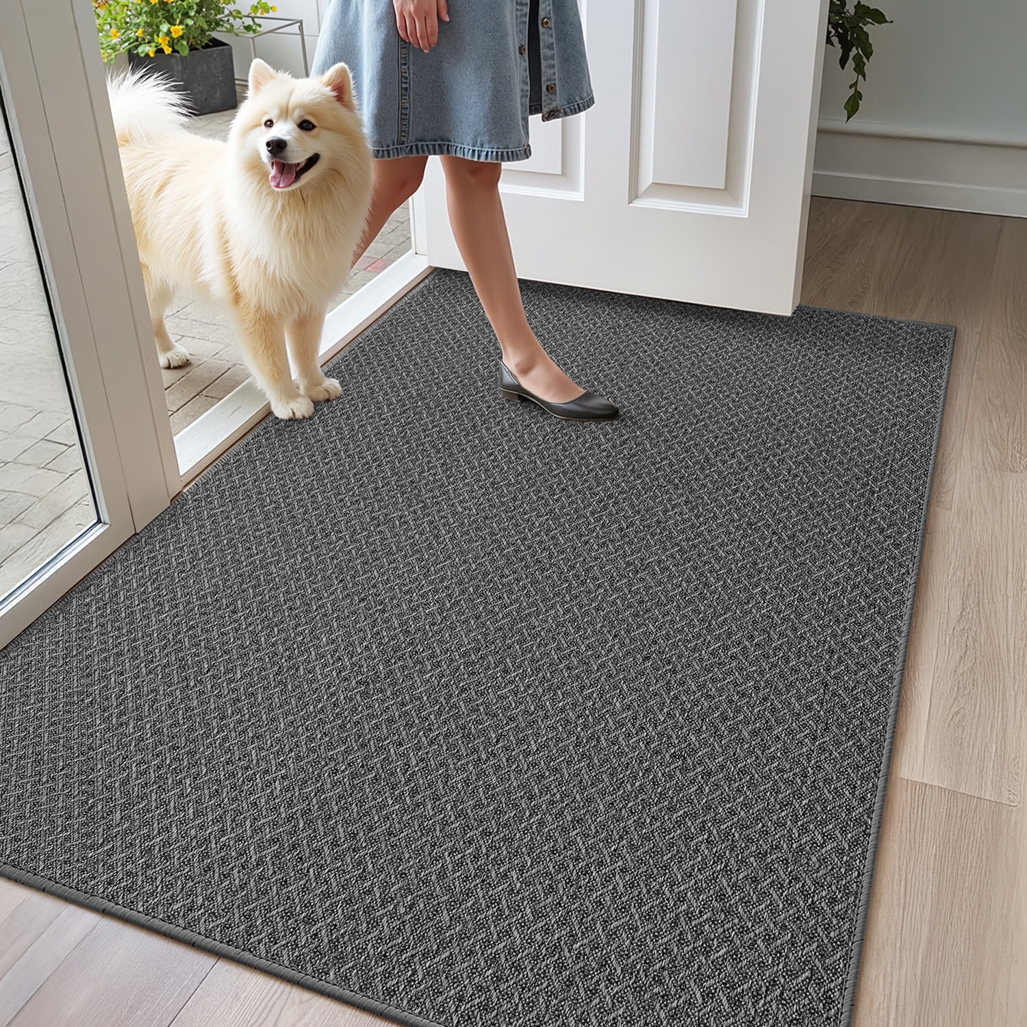 PABUBE Doormat 36"x60", Low-Profile Entry Mat Indoor Mat, Indoor Rug ...