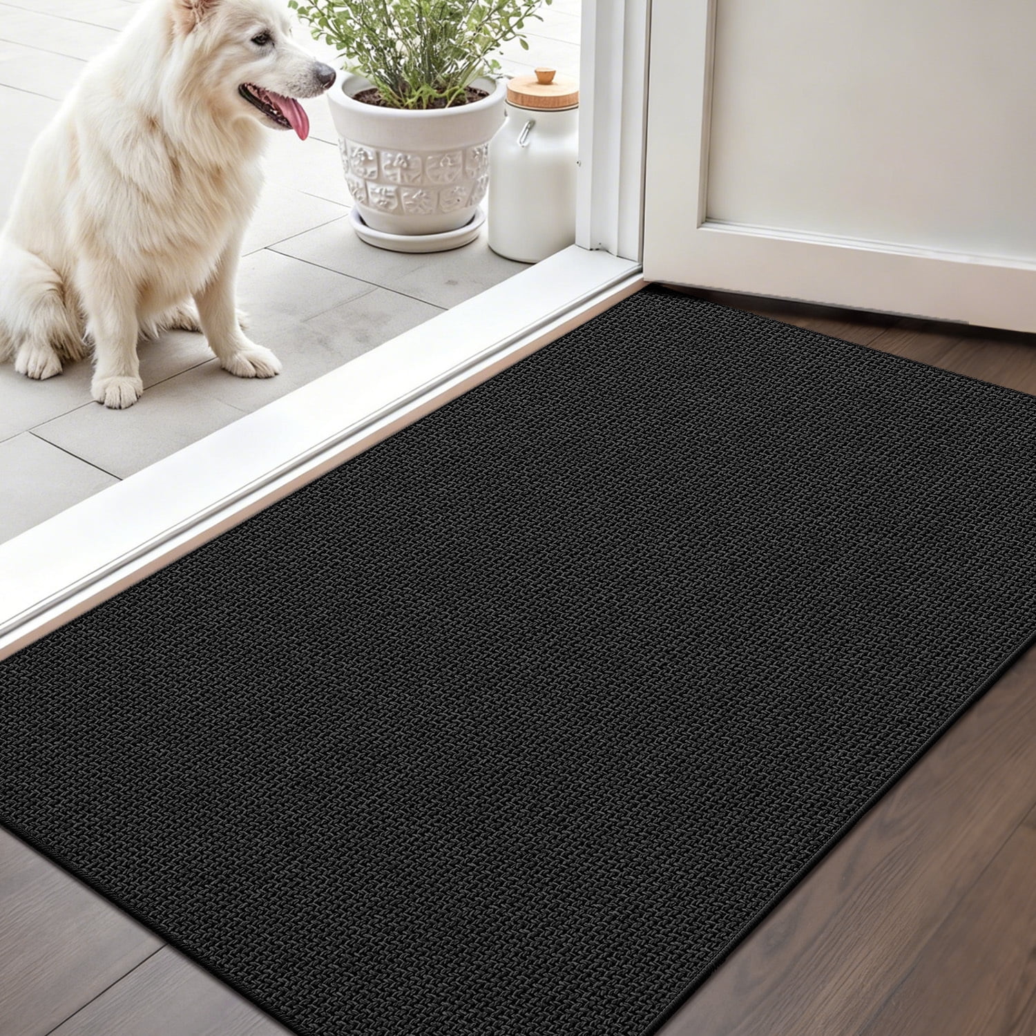 PABUBE Thin Indoor Doormat, Durable Dirt Trapper Entry Rug for Inside ...