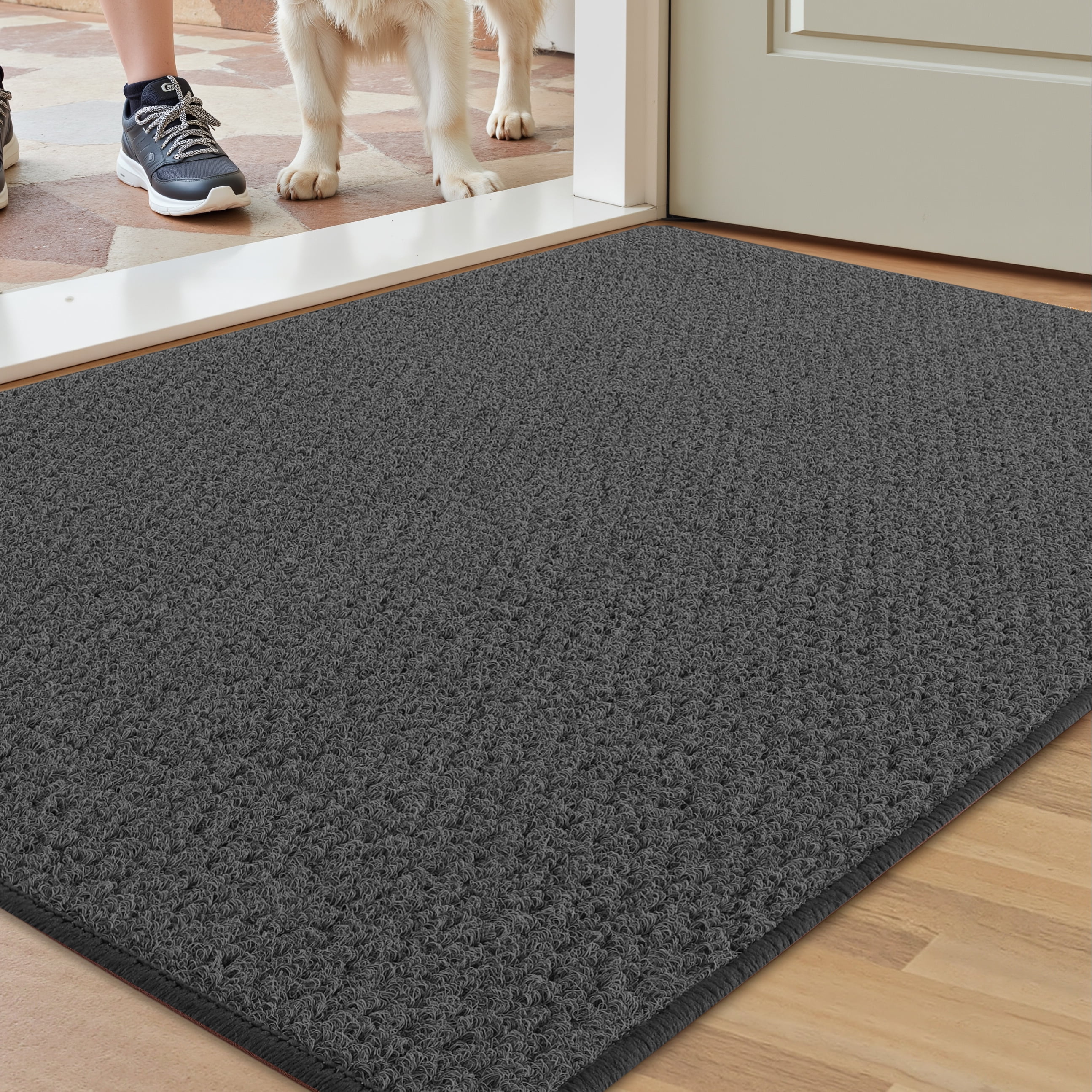 PABUBE Indoor Doormat 17" x 29", Non Slip Door Mats for Inside Washable ...