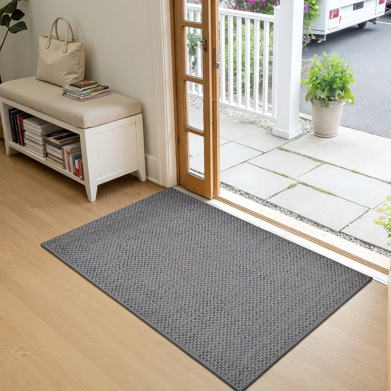 PABUBE Indoor Doormat 32" x 48", Non Slip Door Mats for Inside Washable ...