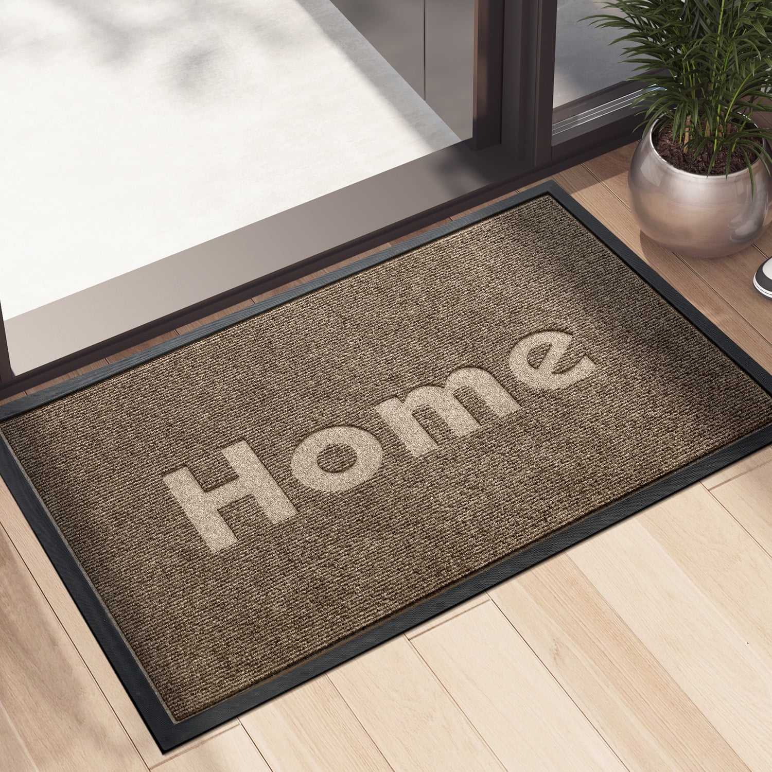 PABUBE Indoor and Outdoor Doormat,Non-Slip Front Doors Rug Washable,Low ...