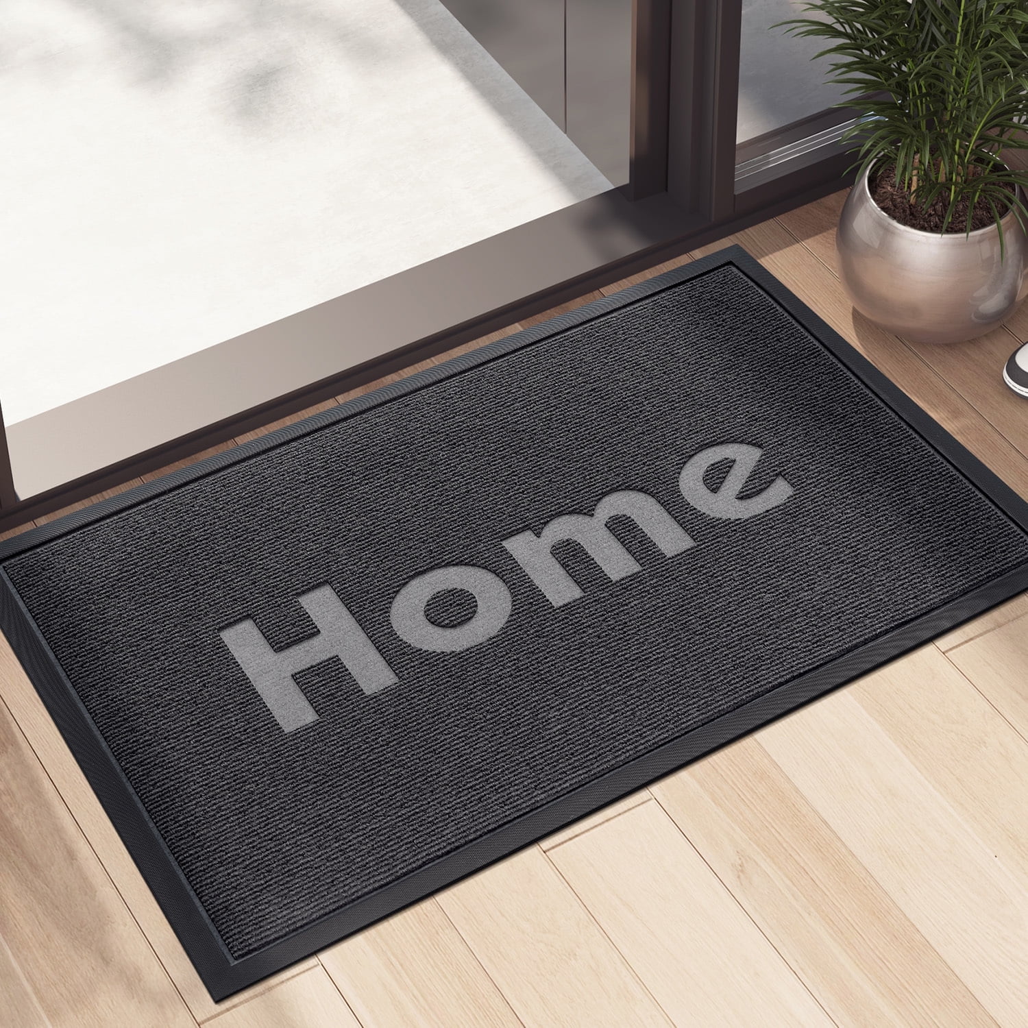 PABUBE Indoor and Outdoor Doormat,Non-Slip Front Doors Rug Washable,Low ...